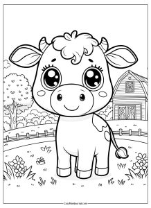 Coloring Pages with Farm Animals - Free Printables