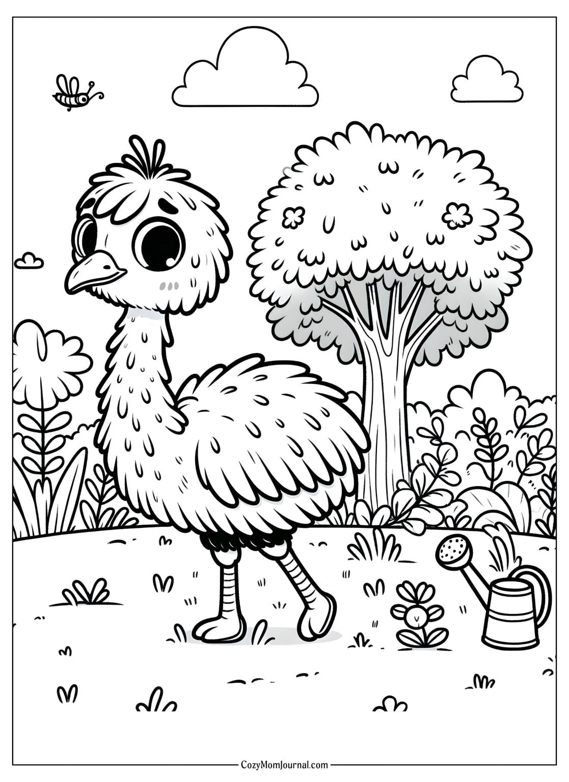 Coloring Pages with Farm Animals - Free Printables