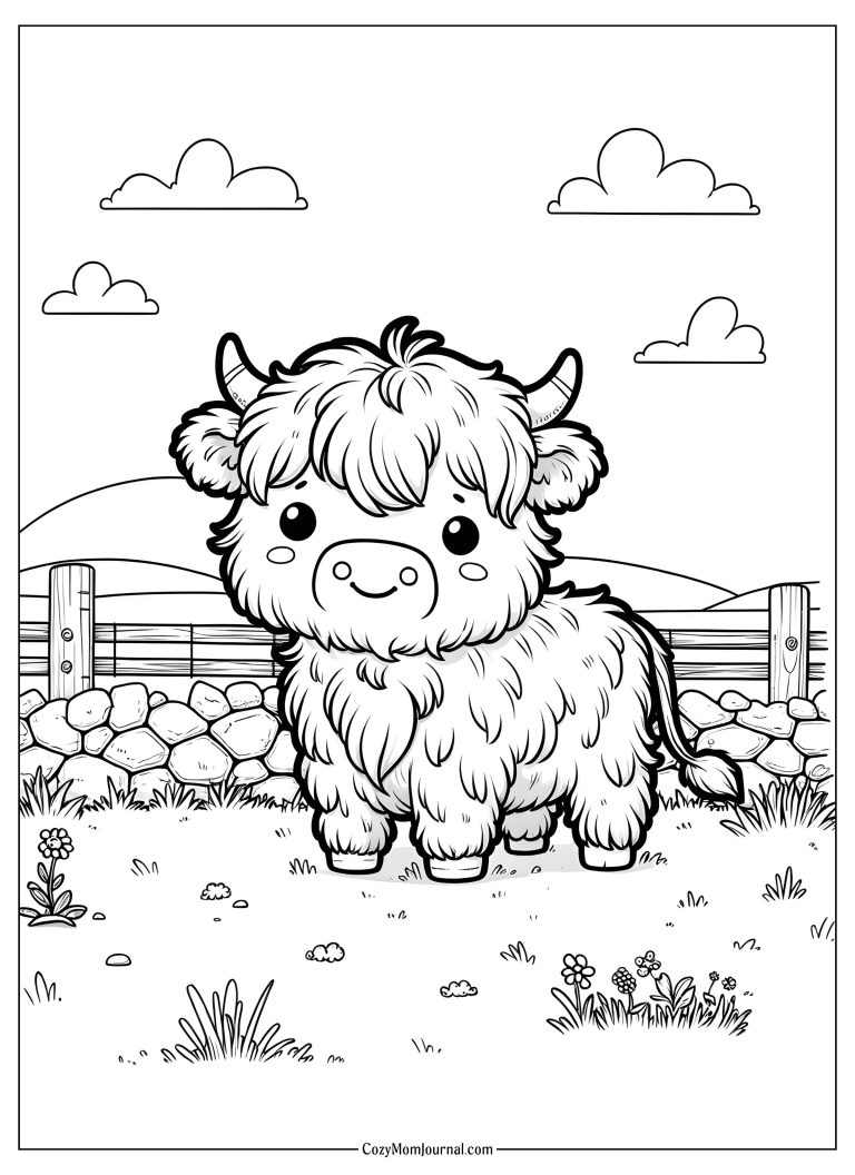 Coloring Pages with Farm Animals - Free Printables