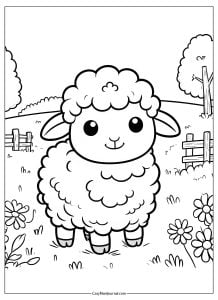 Coloring Pages with Farm Animals - Free Printables