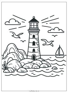 20 Free Printable Coloring Pages - Underwater & Ocean life