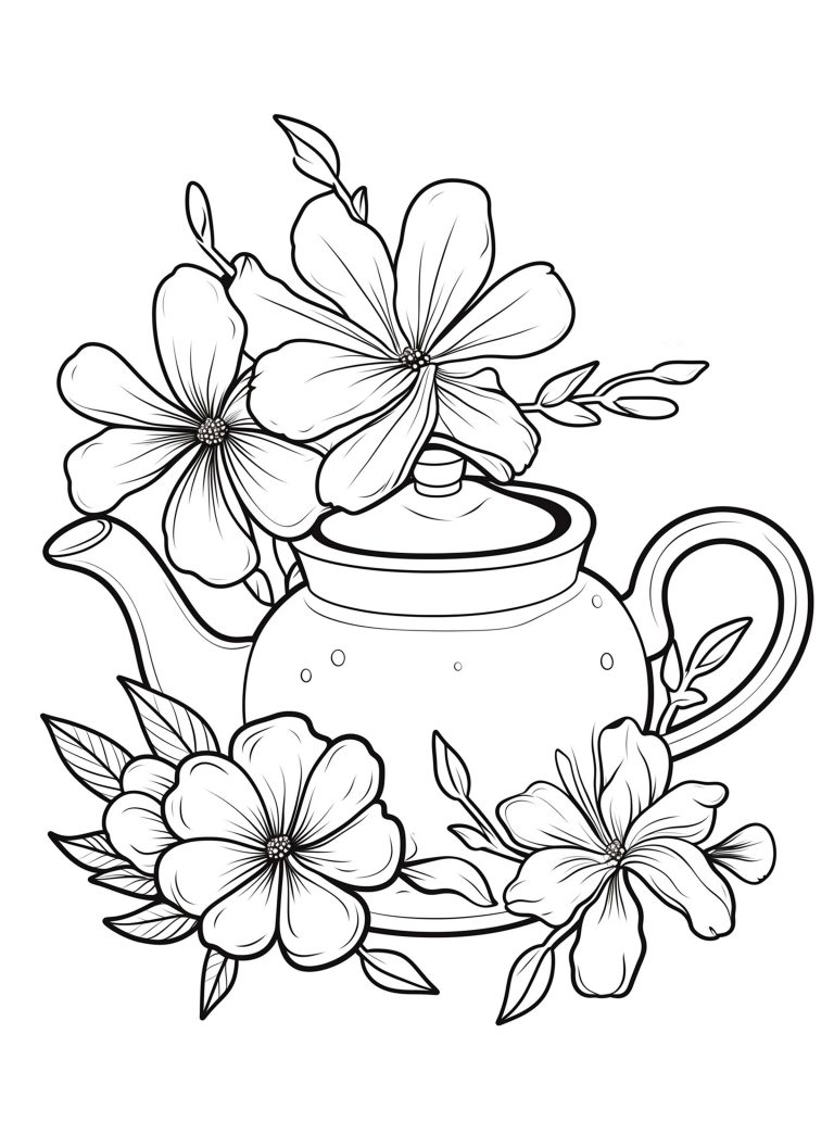 Free Printable Boho Floral Coloring Pages for All Ages
