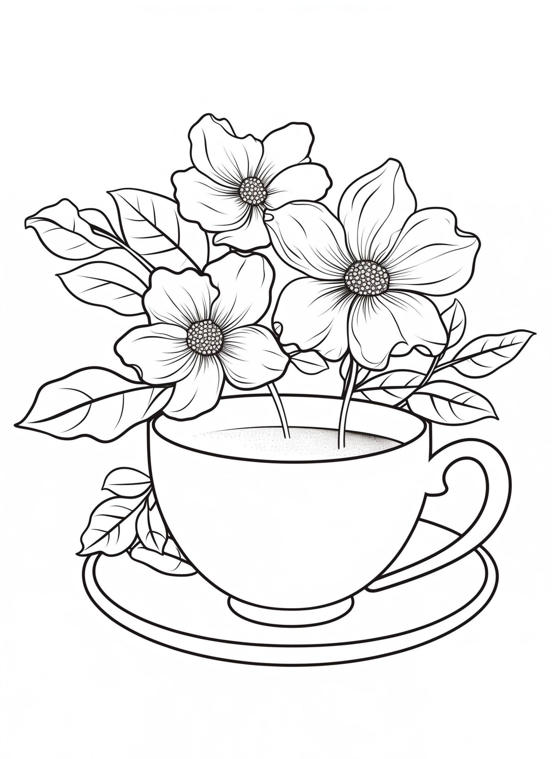 Free Printable Boho Floral Coloring Pages for All Ages