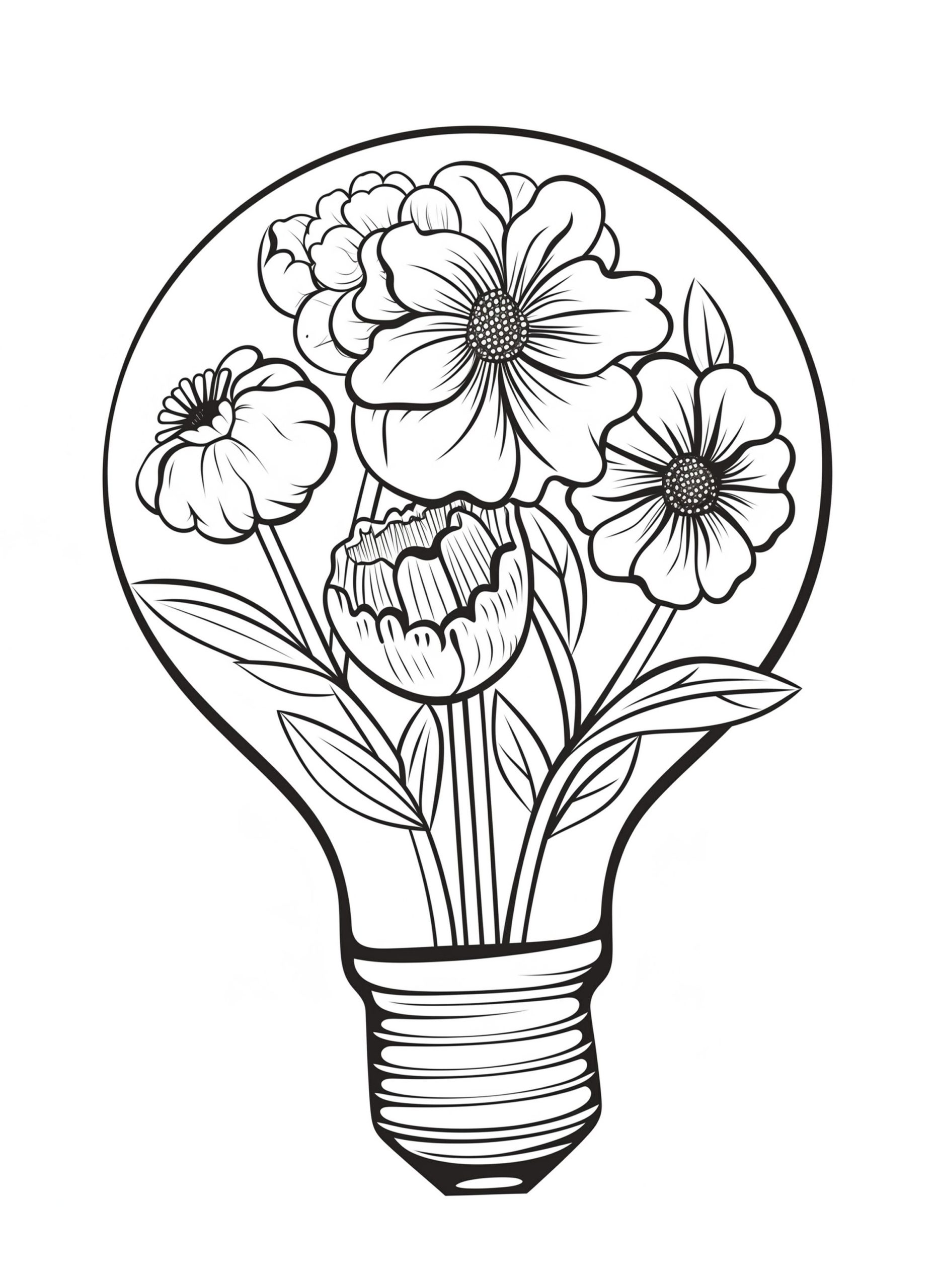 Free Printable Boho Floral Coloring Pages for All Ages