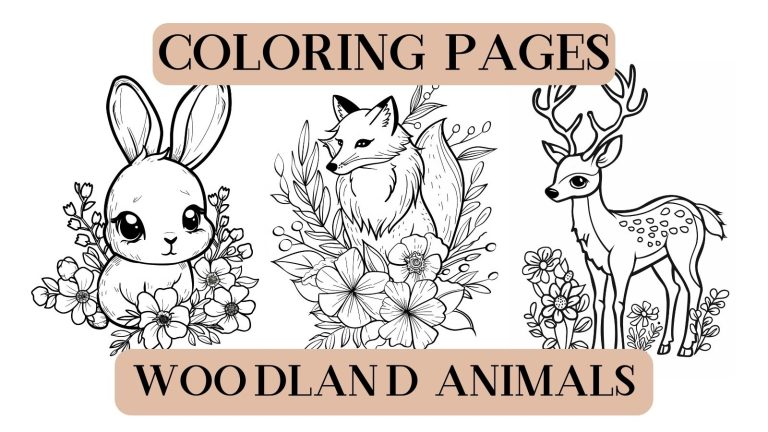 The Best Woodland Animal Coloring Pages for All Ages