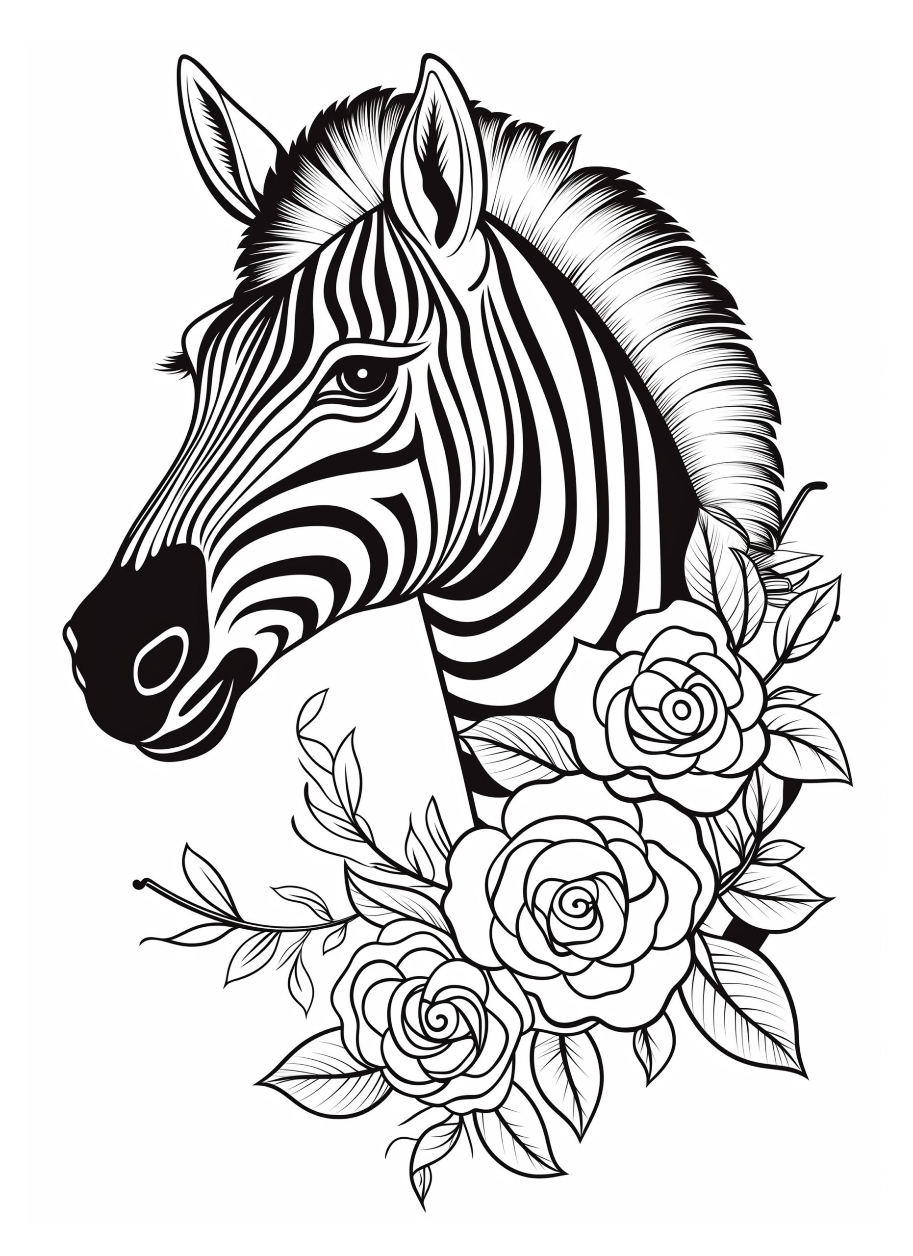 Free Printable Zoo Animal Coloring Pages for Kids and Adults