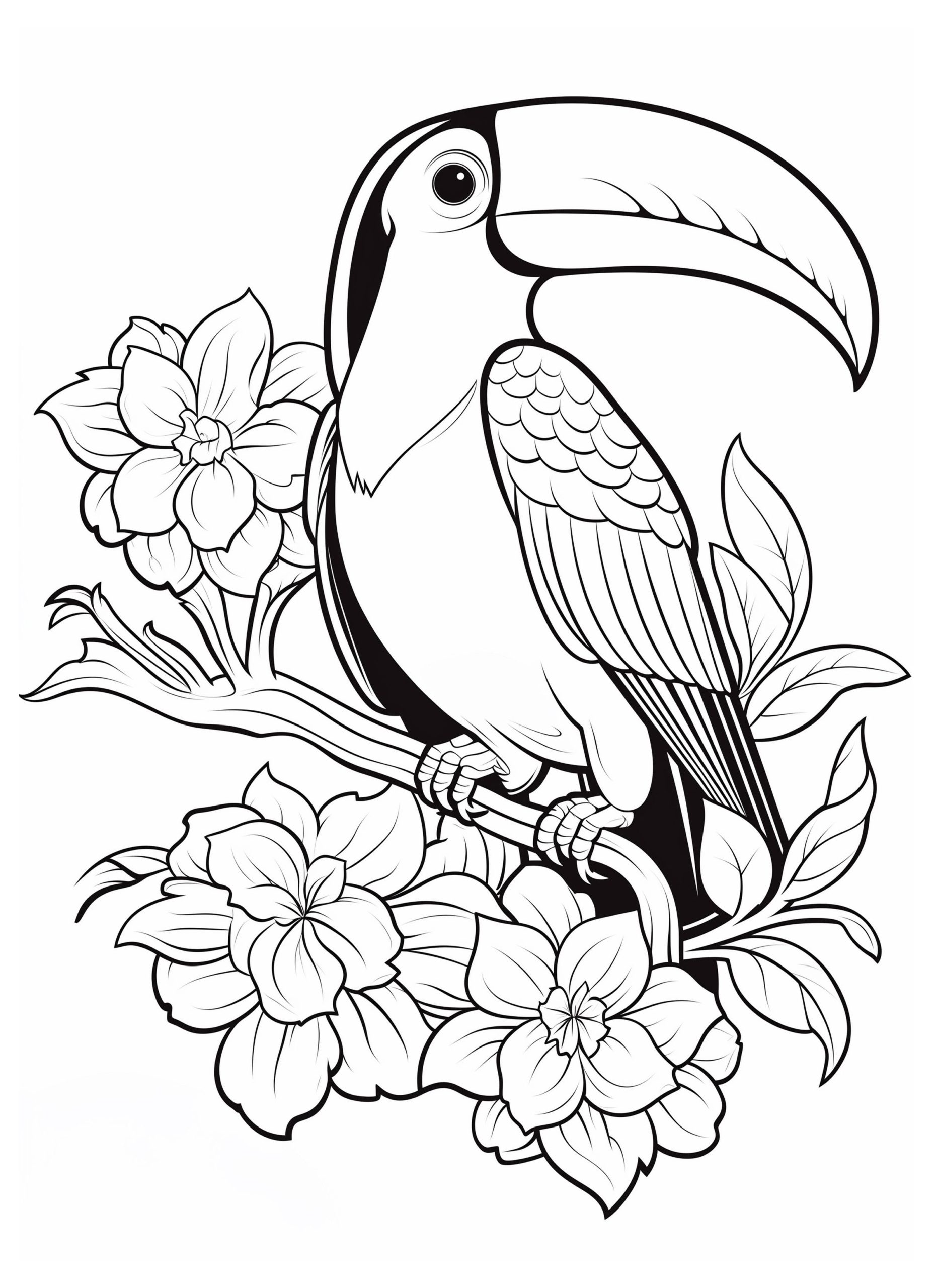 Free Printable Zoo Animal Coloring Pages for Kids and Adults