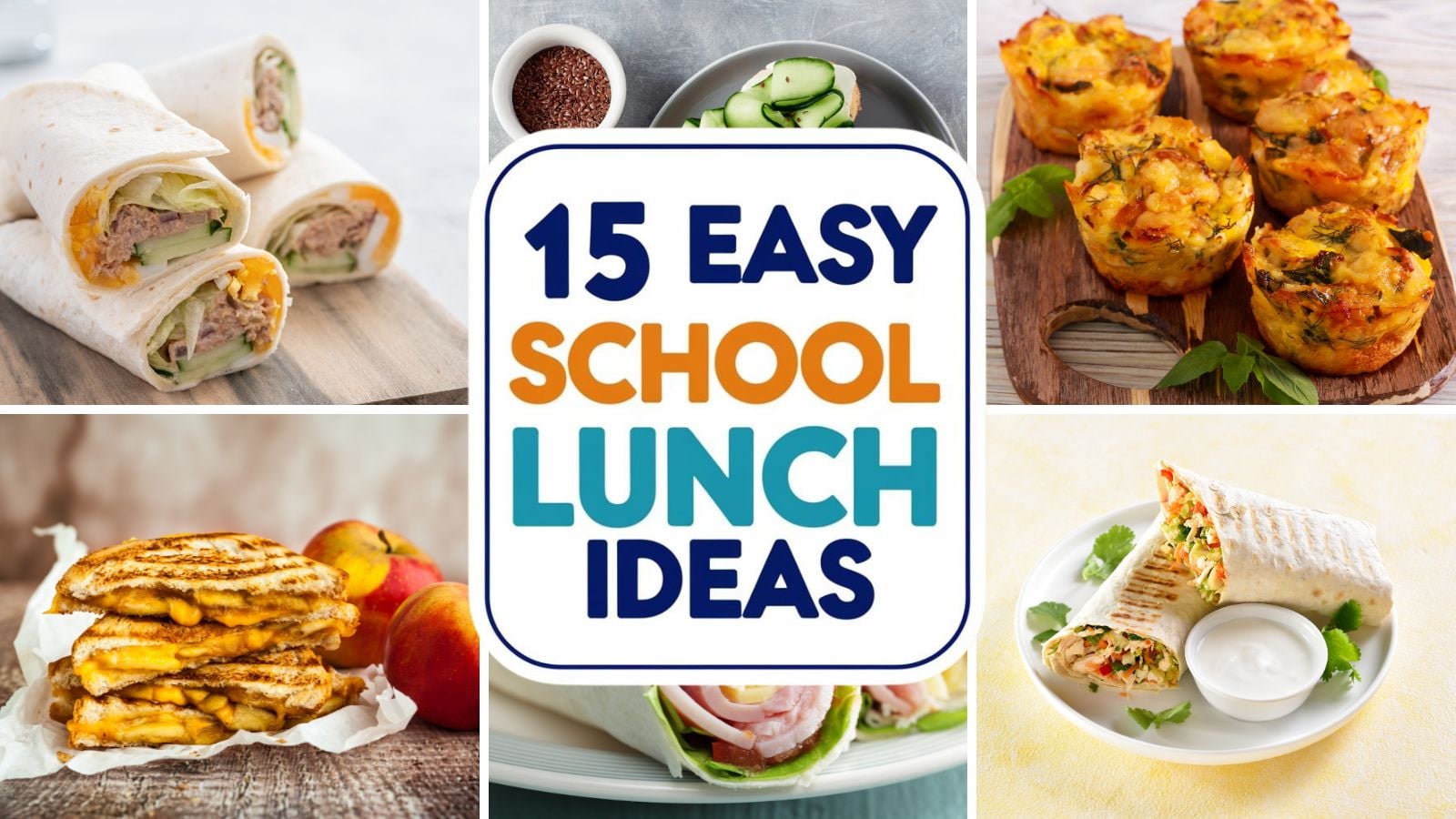 15 Easy School Lunch Ideas to Make Mornings Stress-Free