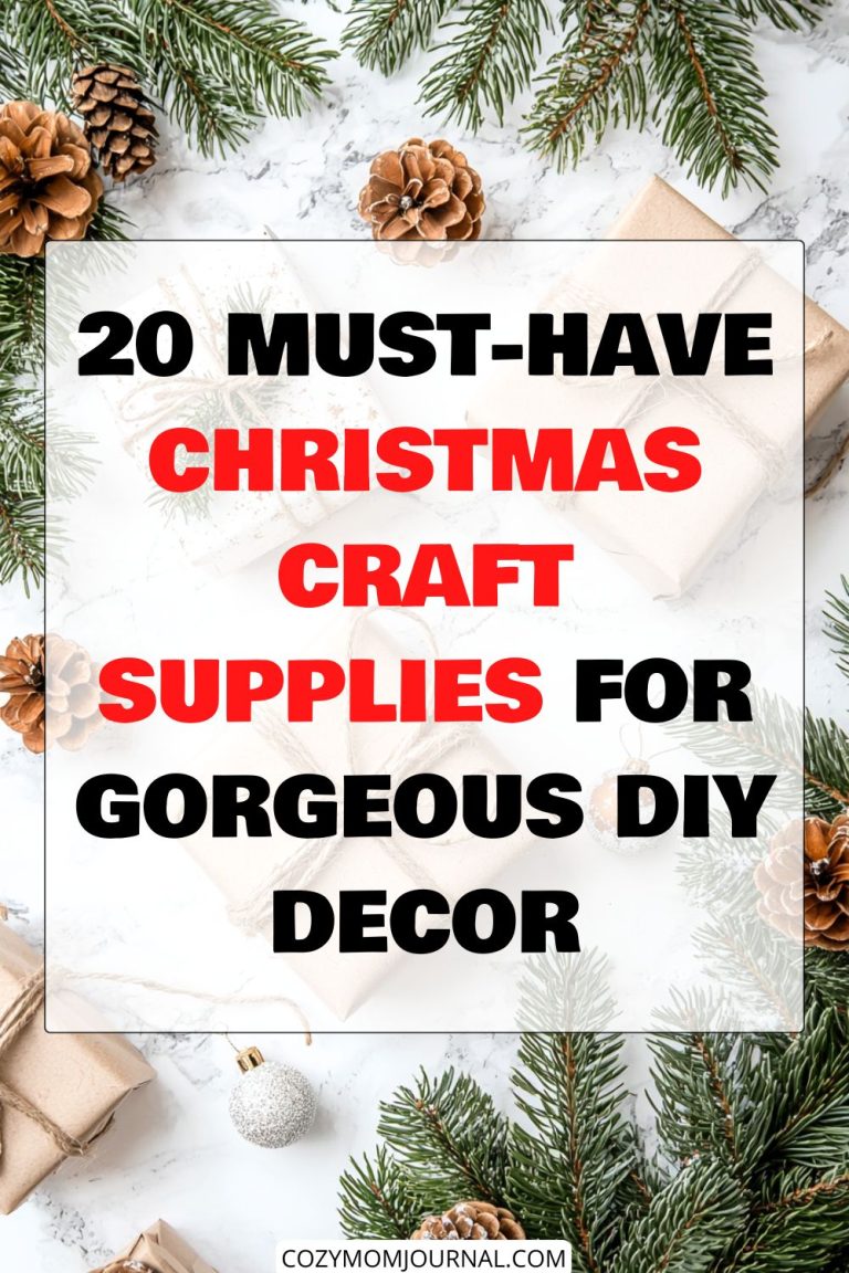 20 Essential Tools for Easy Christmas Crafts at Home