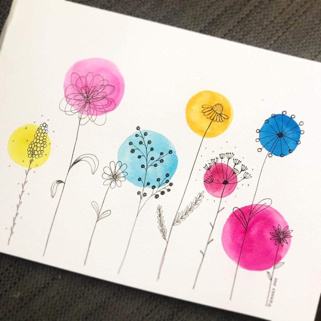 30 Flower Drawing Ideas to Make Your Sketchbook Bloom