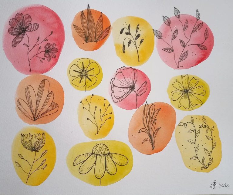 30 Flower Drawing Ideas to Make Your Sketchbook Bloom
