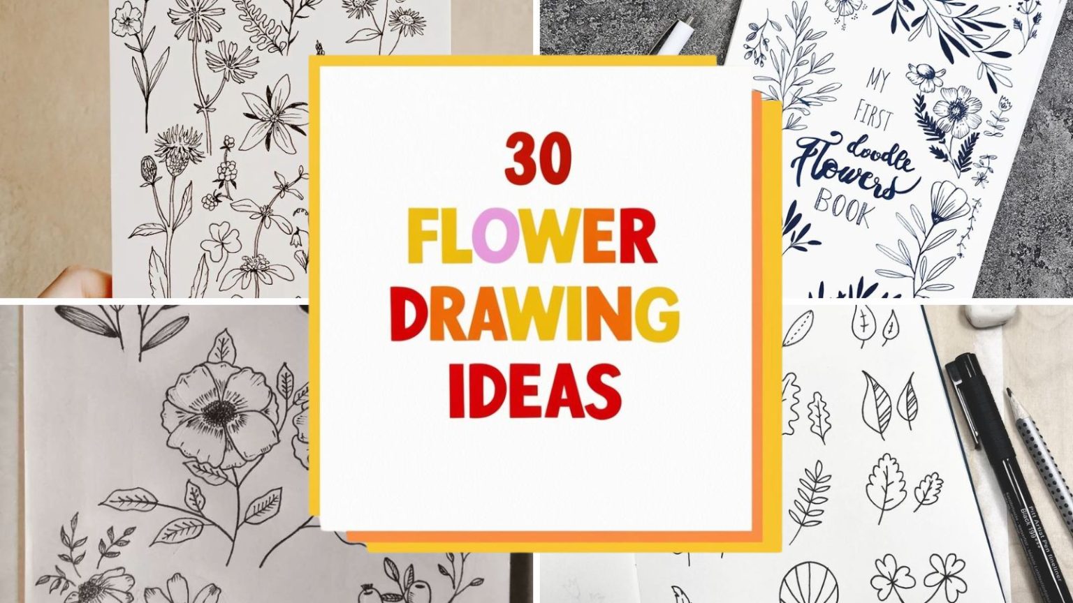 30 Doodle Drawing Ideas That Will Make You Love Sketching