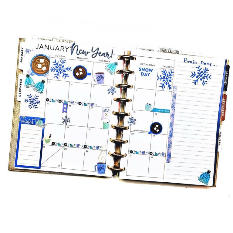 Need Inspiration? 28 Winter Bullet Journal Ideas To Try Now