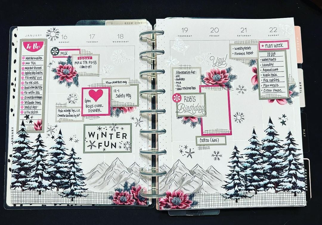 Need Inspiration? 28 Winter Bullet Journal Ideas To Try Now