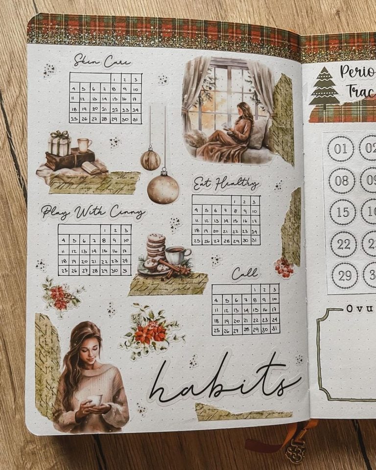 28 Christmas Bullet Journal Ideas You’ll Love This December
