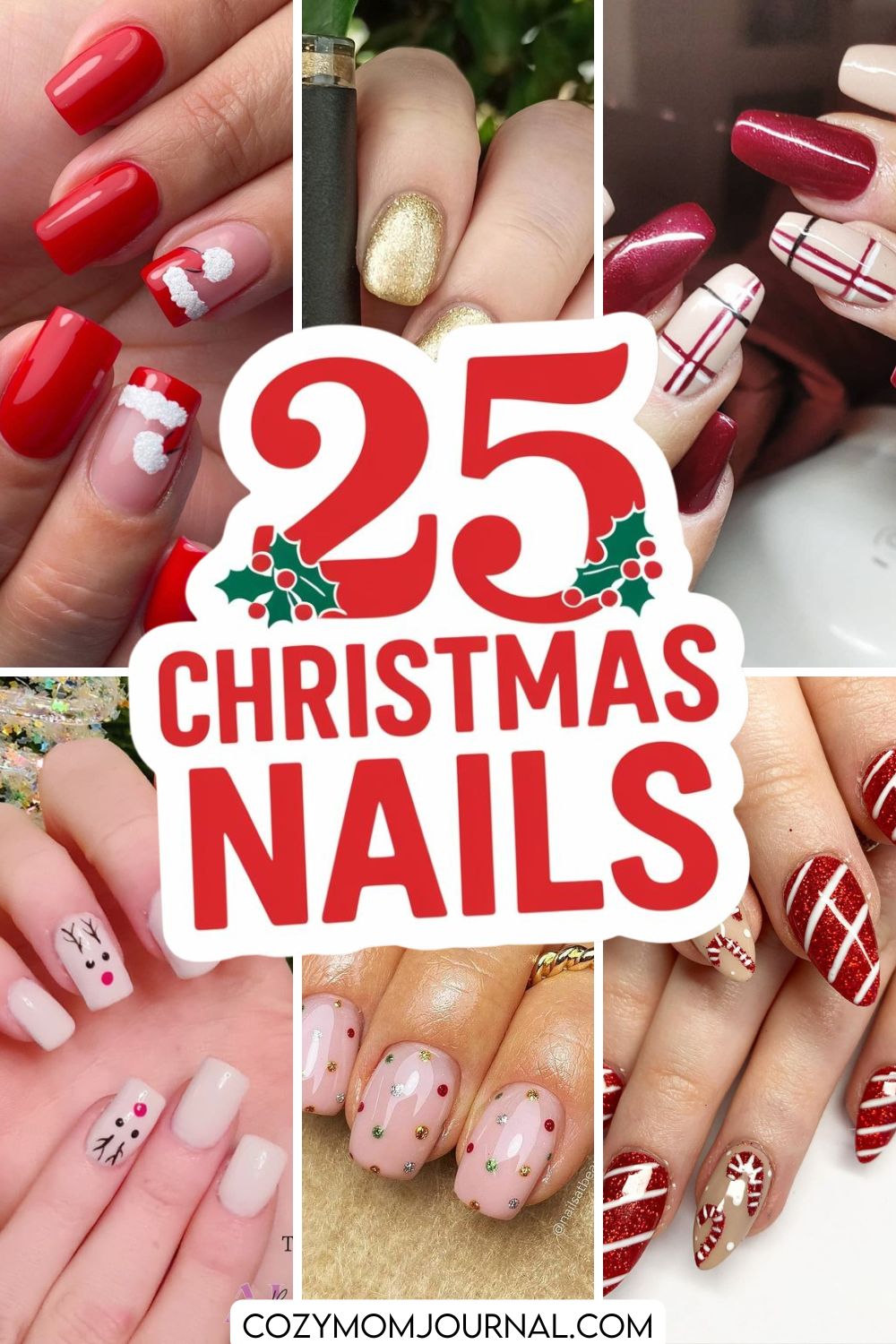 25 Christmas Nails to Make Your Holiday Extra Sparkly!