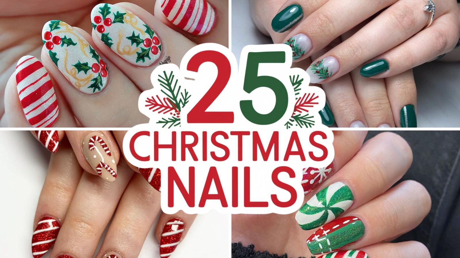 25 Christmas Nails to Make Your Holiday Extra Sparkly!