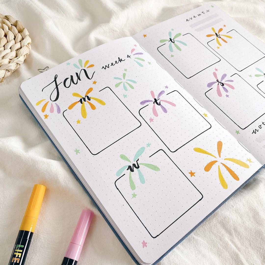 20 Fun and Practical January Bullet Journal Ideas to Try