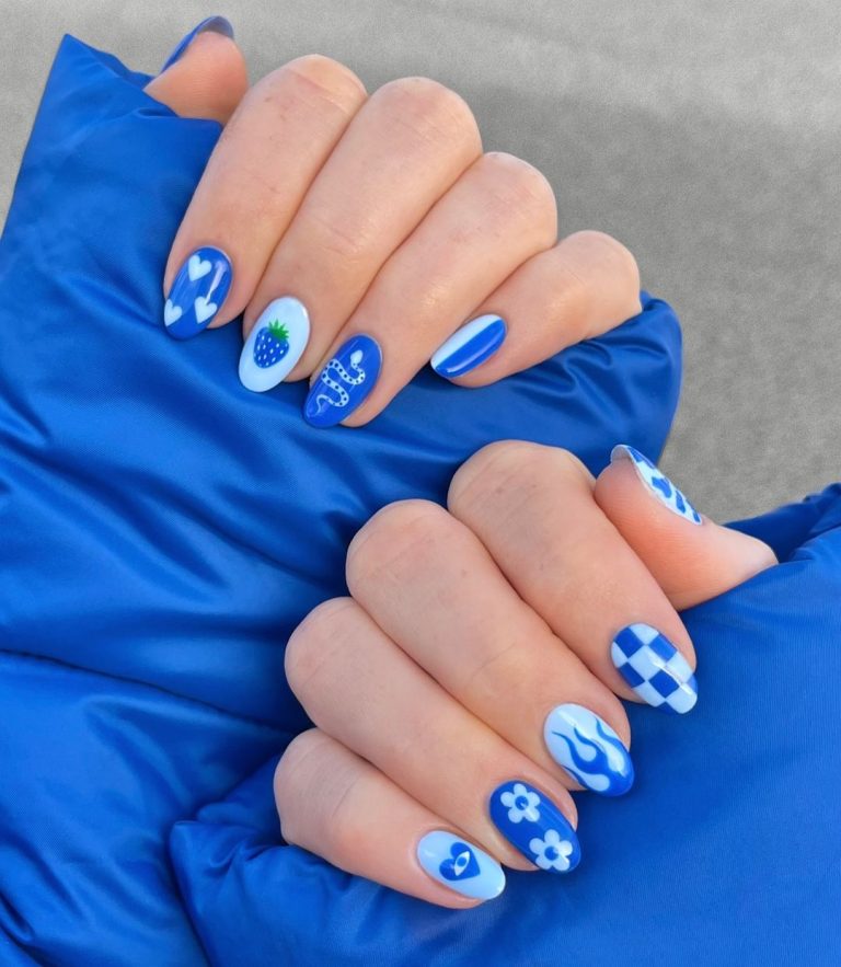 30 Blue Nails Ideas You’ll Love to Try Right Now