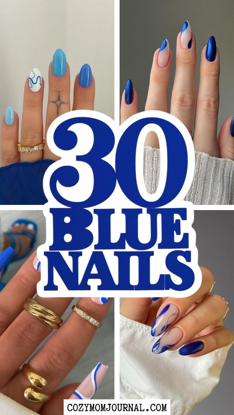 30 Blue Nails Ideas You’ll Love to Try Right Now