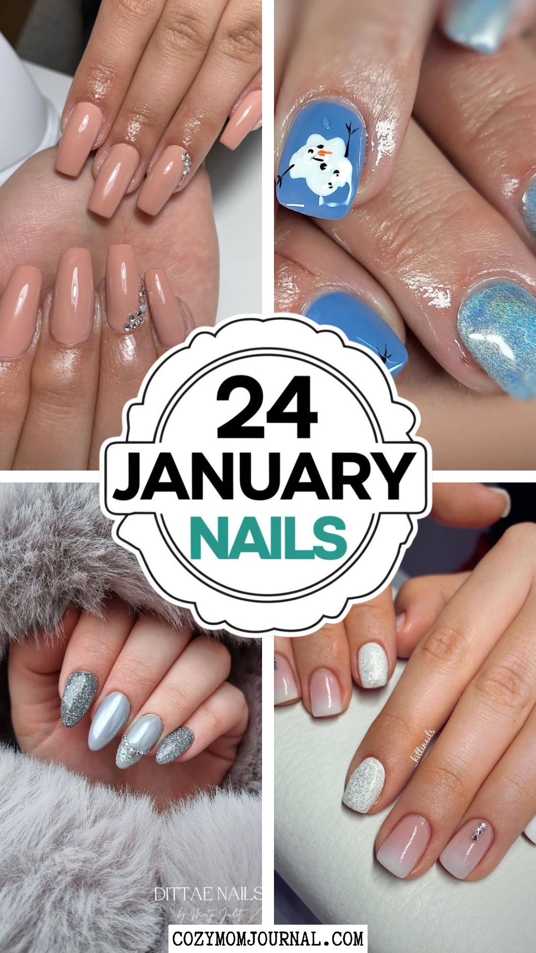 24 January Nails for a Fresh, Trendy Winter Look