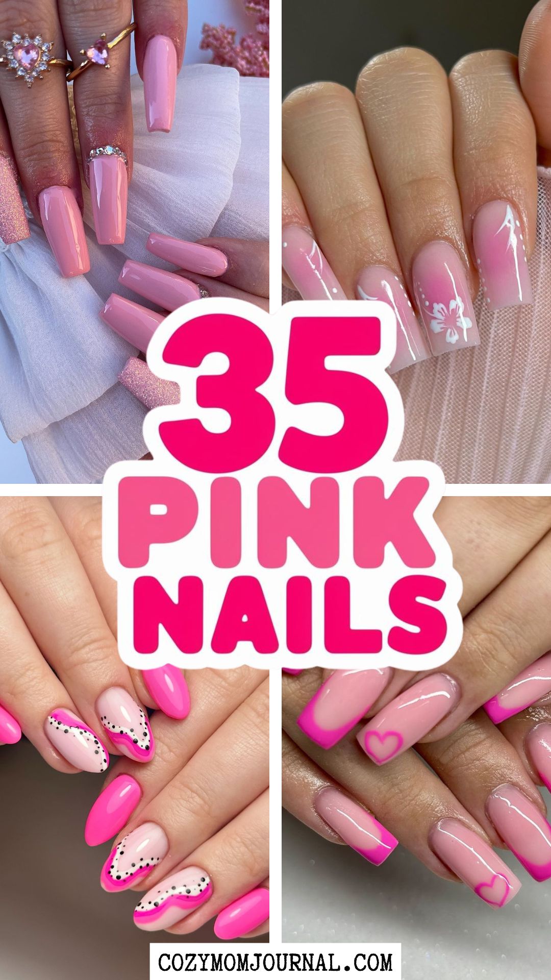 35 Pink Nails Ideas You’ll Absolutely Fall in Love With