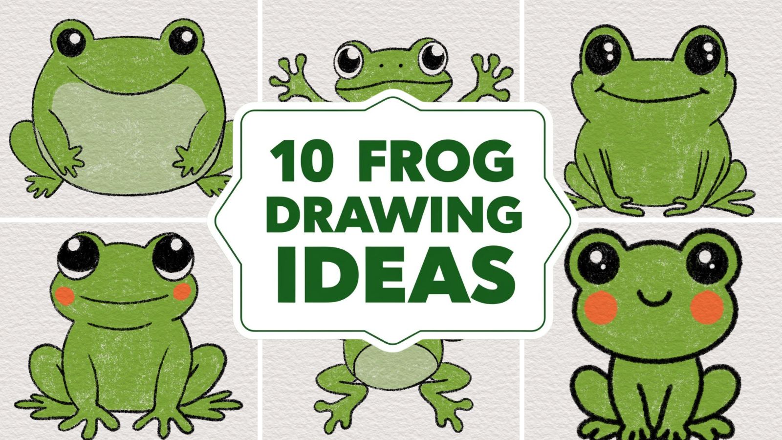 How to Draw Frogs: 10 Cute Frog Drawing Ideas