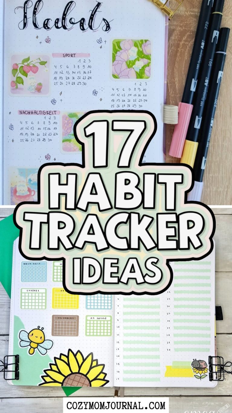17 Habit Tracker Ideas for a More Productive You