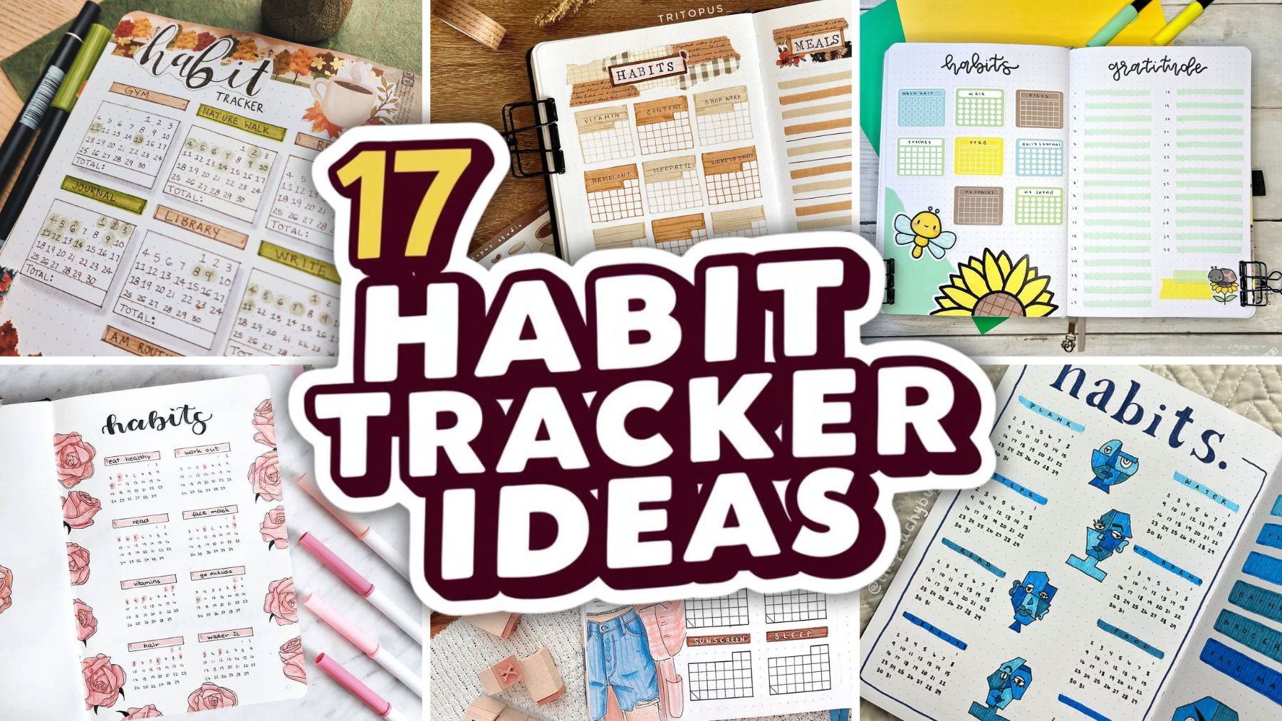 17 Habit Tracker Ideas for a More Productive You