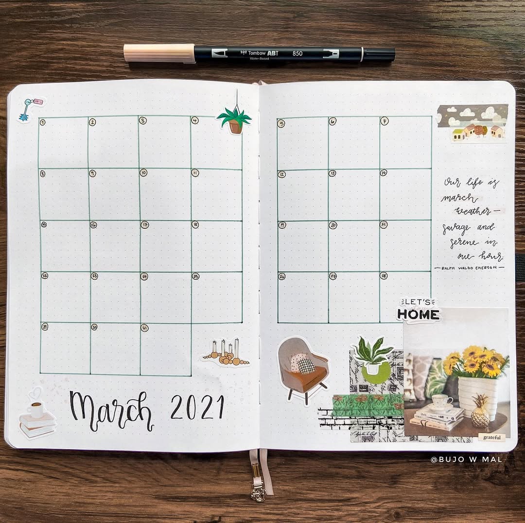 25 March Bullet Journal Ideas You’ll Absolutely Love!