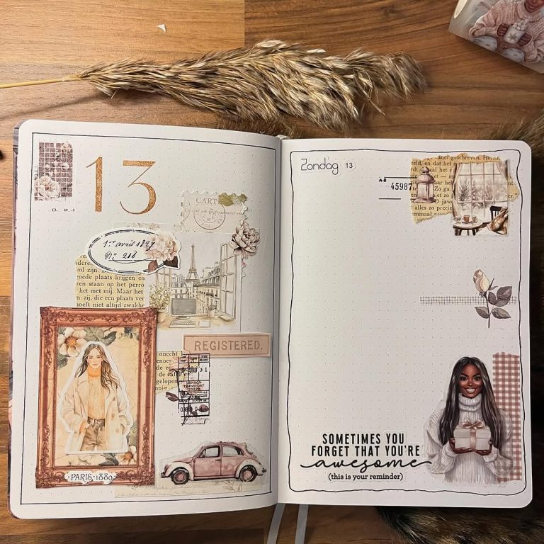 Love Vintage? 37 Vintage Bullet Journal Ideas Just for You!