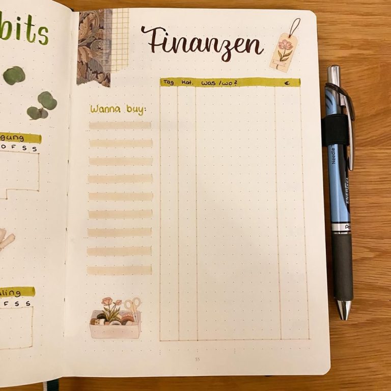 21 Finance Tracker & Budget Planner Bullet Journal Ideas You Need Now