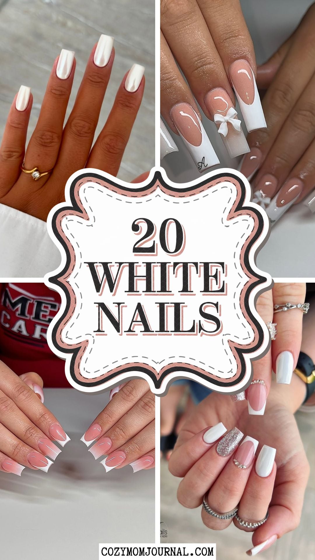 Love White Nails? Here Are 20 Styles You’ll Adore