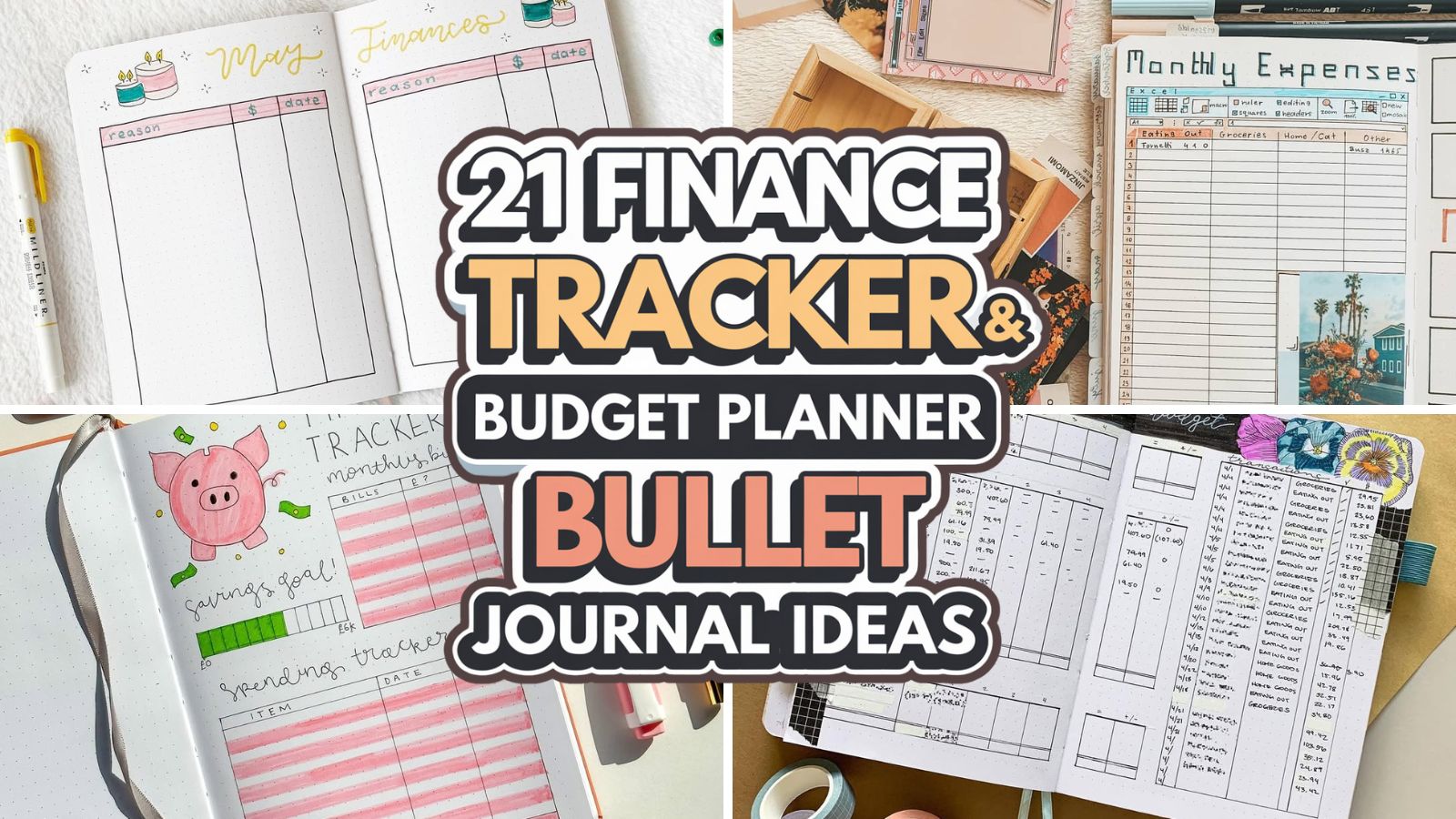 21 Finance Tracker & Budget Planner Bullet Journal Ideas You Need Now