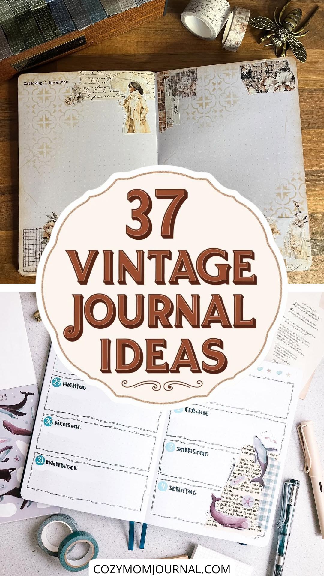 Love Vintage? 37 Vintage Bullet Journal Ideas Just for You!