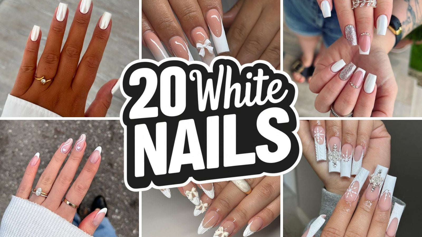 Love White Nails? Here Are 20 Styles You’ll Adore