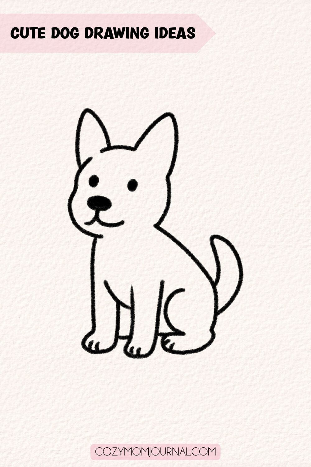 17 Cute Dog Drawing Ideas That Are Easy and Fun
