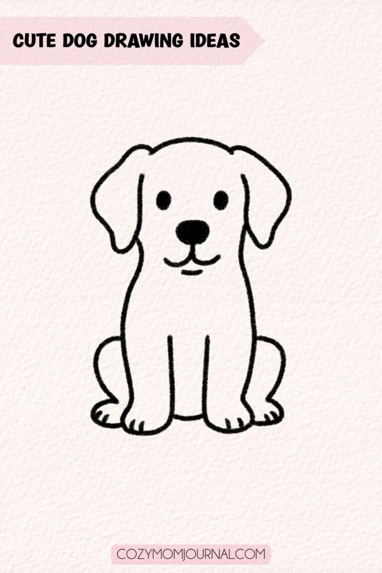 17 Cute Dog Drawing Ideas That Are Easy and Fun