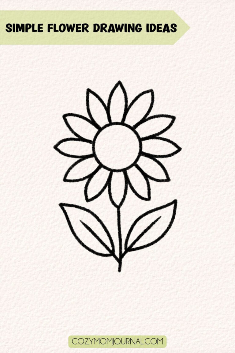 12 Simple Flower Drawing Ideas You’ll Want to Try Today