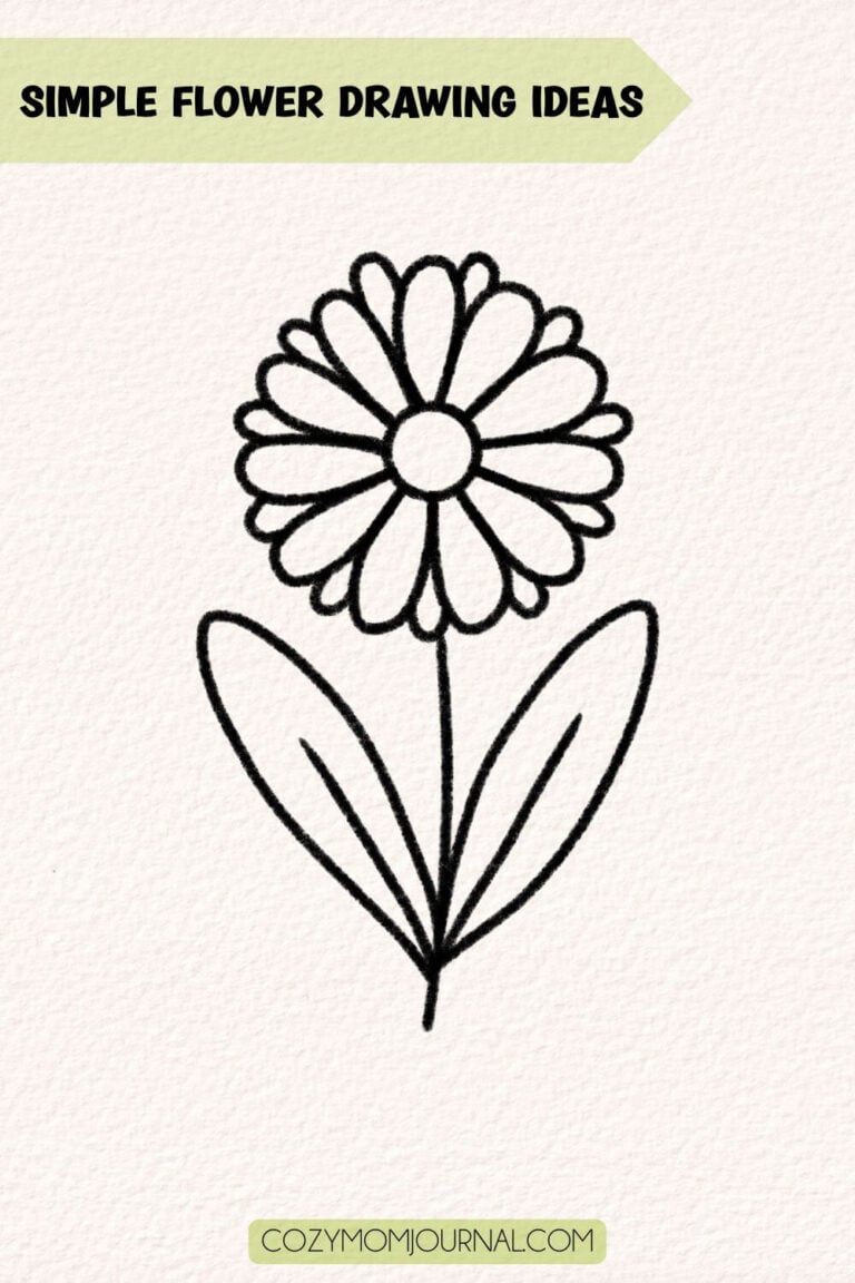 12 Simple Flower Drawing Ideas You’ll Want to Try Today