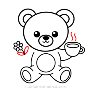 Cute Bear Drawing – How to Draw a Bear Step by Step