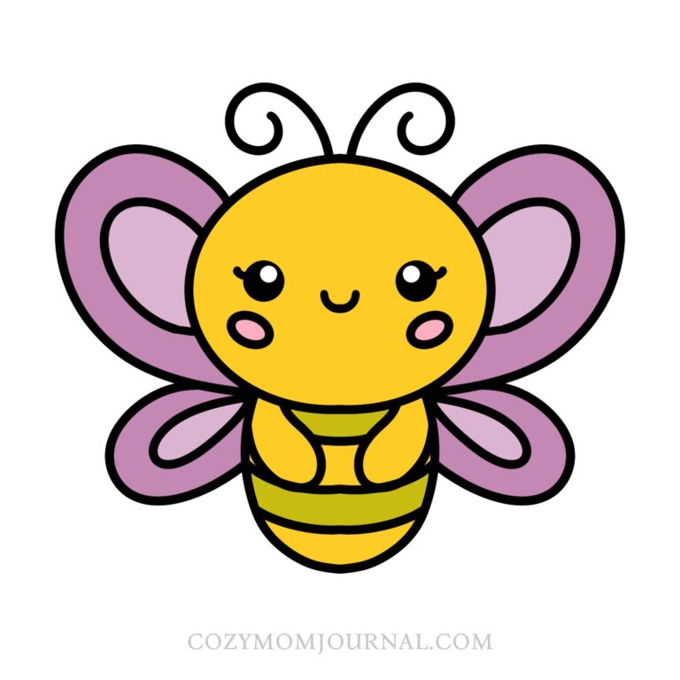How to Draw a Butterfly – Butterfly Drawing - CozyMomJournal