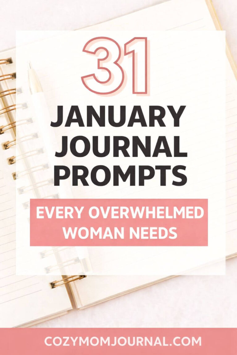 January Journal Prompts: 31 Gentle Reflections for a Fresh Start